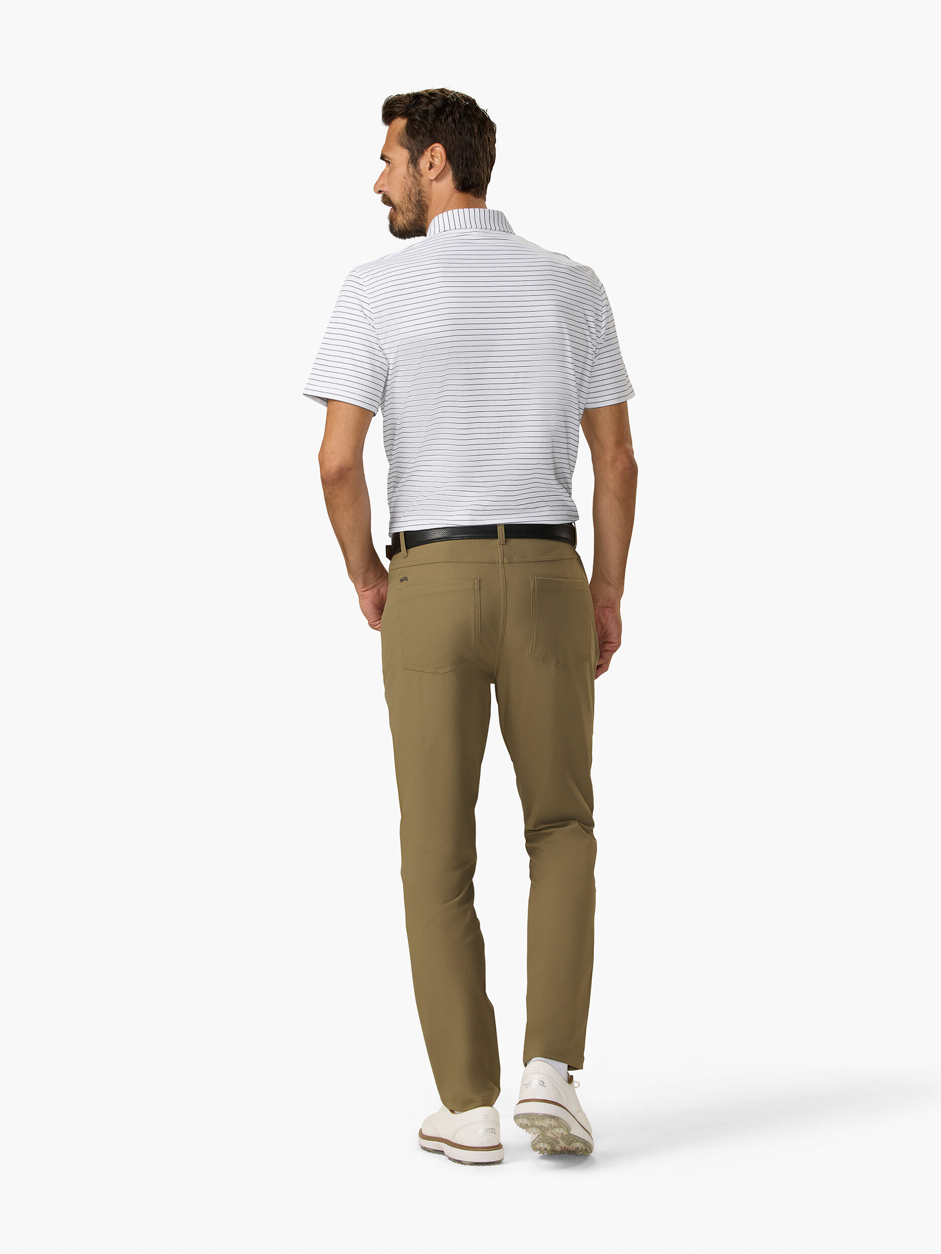 Stripe Polo | Sun Day Red