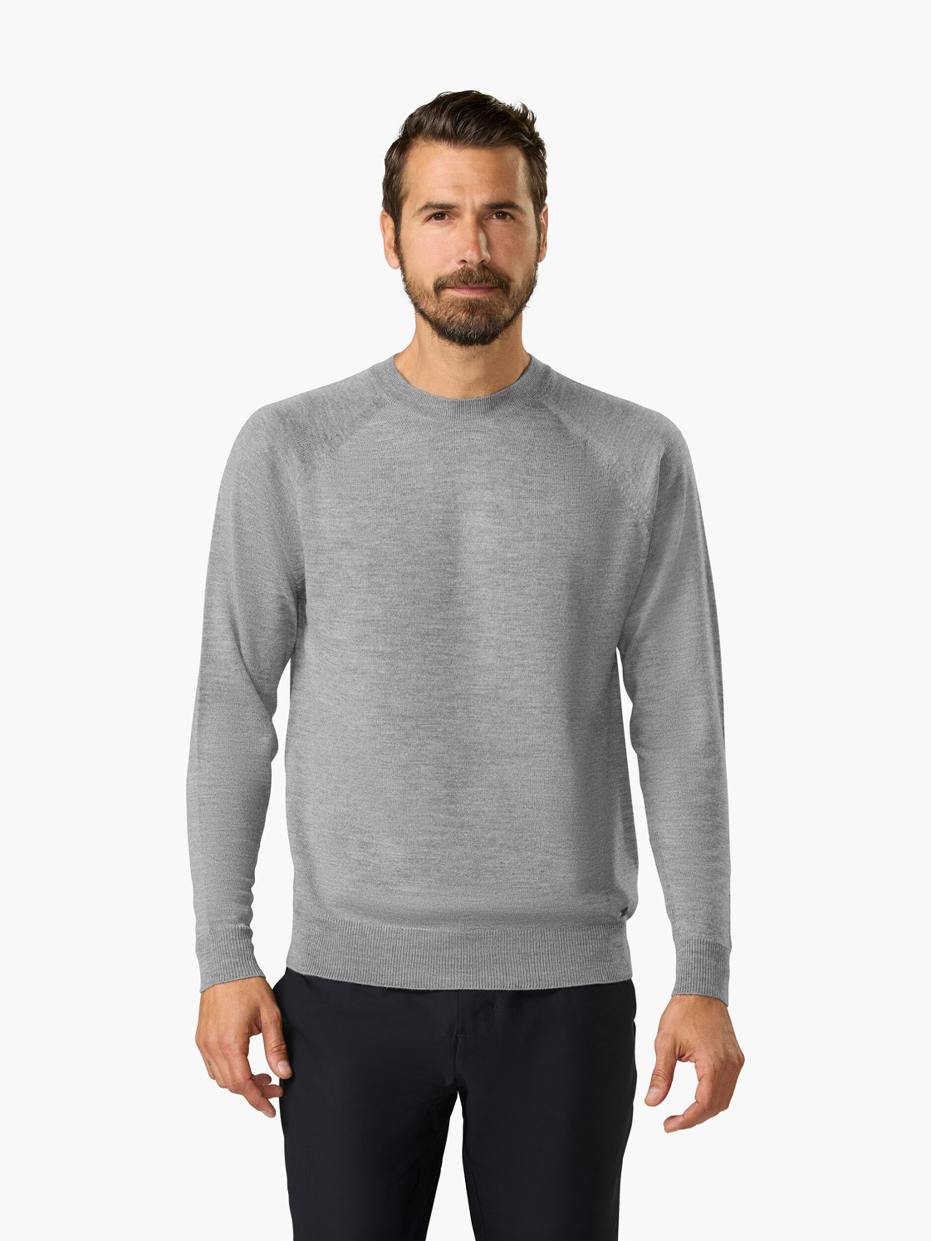 3D Merino Wool Crew | Sun Day Red