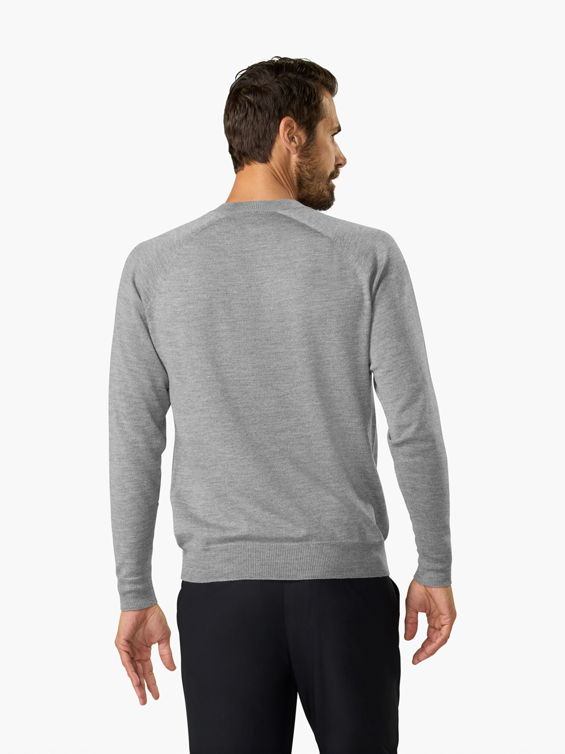 3D Merino Wool Crew | Sun Day Red